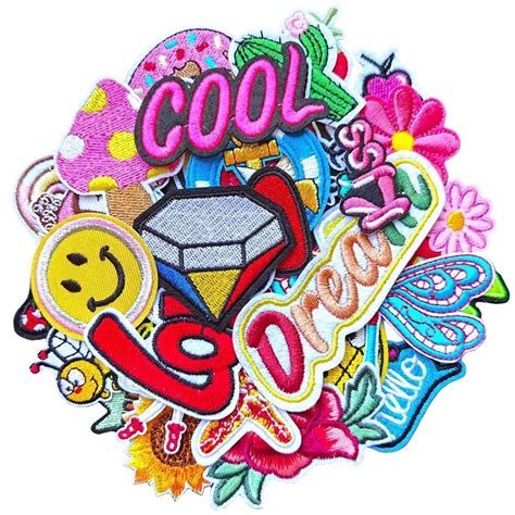 Qingxii Decorr Assorted Styles Cute Small Patches Sewing Oniron On