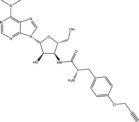 Molecular Structure Of Op Puro Op Puro Is An Analog Of Puromycin Download Scientific Diagram