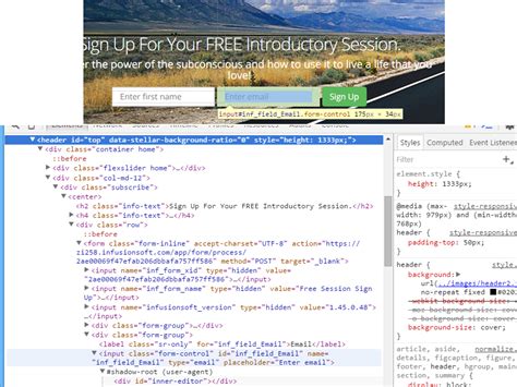 Html Form Not Visible On Mobiles Stack Overflow