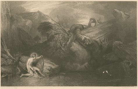 Apollo Killing The Python Artvee