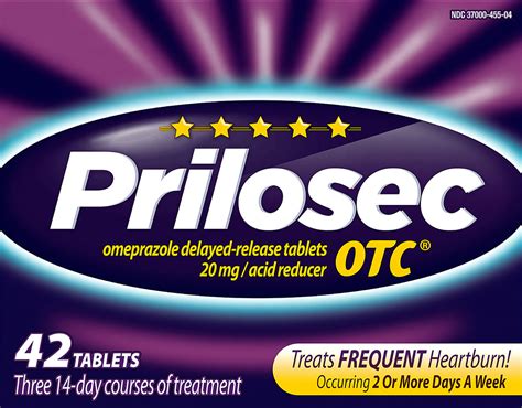 Prilosec Prilosec Otc 20 Mg 42 Tablets Vitacost