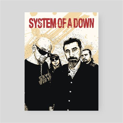 System Of A Down Vector Art An Art Print By Supergaff Artwork Inprnt