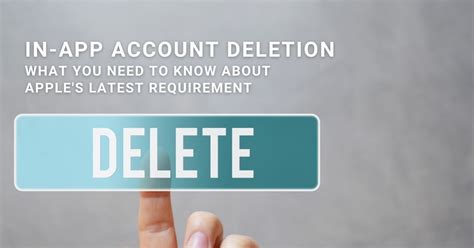 In App Account Deletion What You Need To Know The Jed Mahonis Group