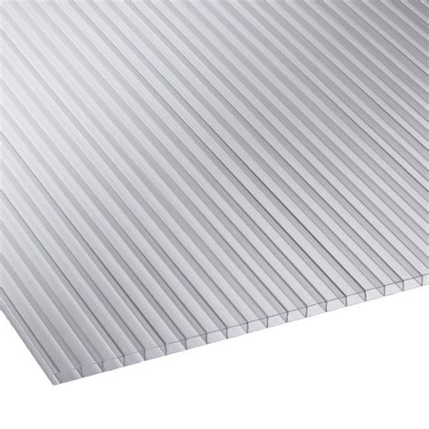 4mm Greenhouse Polycarbonate Sheet Clear 610mm Wide X 1220mm Long