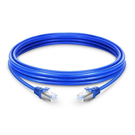 CAT 6 STP Patch Cord Blue 1 Mtr
