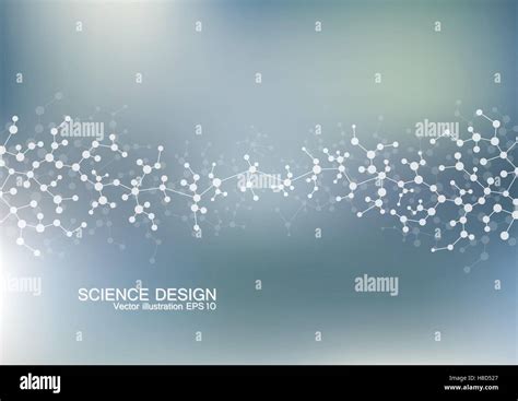 Structure Molecule Of Dna And Neurons Structural Atom Chemical