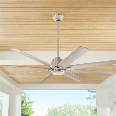 Kensgrove 72 In Integrated Led Indooroutdoor Brushed Nickel Ceiling