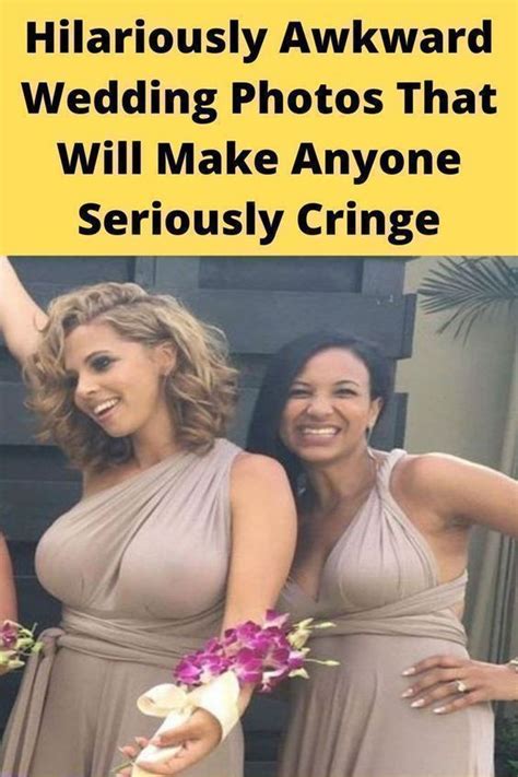 Hilariously Awkward Wedding Photos That Will Make Anyone Seriously