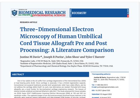 Magic Tricks Electron Microscopy And Umbilical Cord Tissue Regenexx