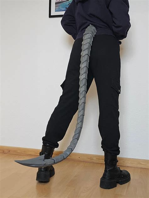 Devil Tail Articulated Digital 3d Print Files Etsy Clothing Design Sketches Character