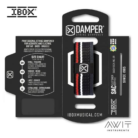 Ibox String Damper String Muter For Electric Acoustic Guitar Bass Ukelele Small Lazada Ph