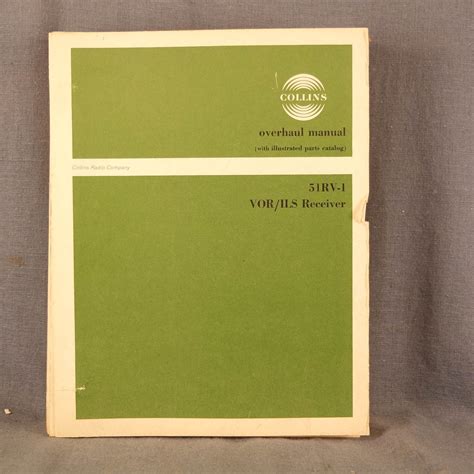 Collins 51rv 1 Vorils Overhaul Manual Manual Collins Book Shop