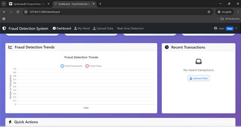 Credit Card Fraud Detection System AI Powered Web Application