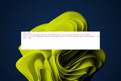 TLS Not Available Due To Local Problem Ways To Fix It