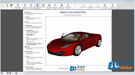 Tutorial 3D PDF Maker For AutoCAD 2 Inserire Nel PDF Un Modello 3D