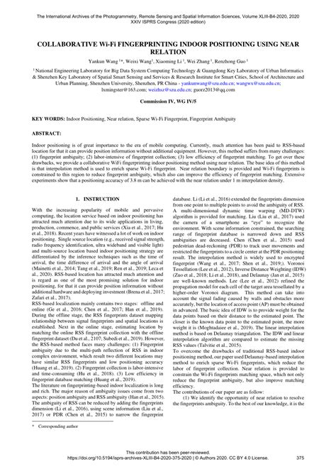 pdf collaborative wi fi fingerprinting indoor positioning using near