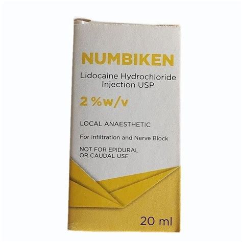 Lidocaine Hydrochloride Injection 2 W V 20ml At ₹ 25 Vial In Ahmedabad