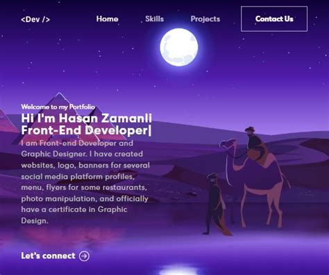 github portfolio portfoliowebsite react frontend project hasan