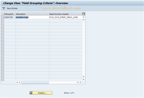 FICOBDT12 SAP Tcode FICO Configuration BDT Fmod Criteria