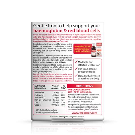 Feroglobin Capsules Clearance Center