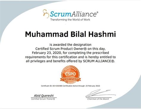 Muhammad Bilal Hashmi On Linkedin Agile Pakistanagileeducation Scrum Productowner