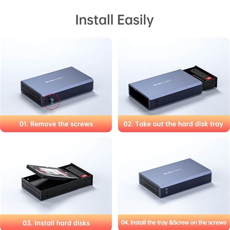 Acasis Dual Bay 2 5 Inch Usb C To Sata Hdd Ssd Raid Enclosure