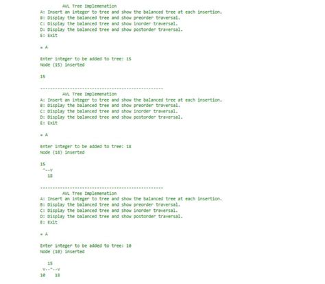 solved avl tree implementation program important note you