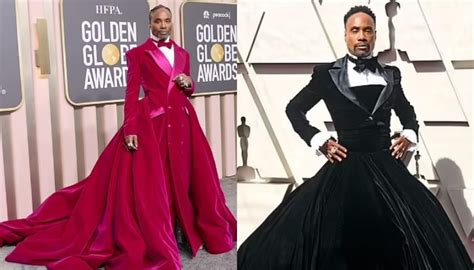 Billy Porter Rocks Fuchsia Tuxedo Gown By Paying Tribute To His 2019