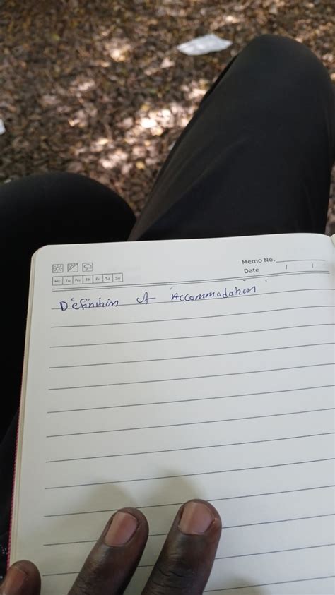 Definition Of Accommodation Filo