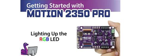 Lighting Up The Rgb Led