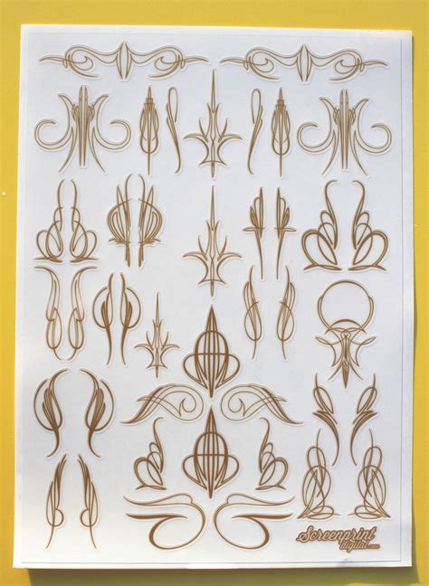 Lowrider Pinstripe Designs