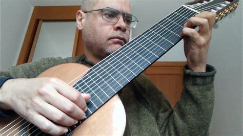 Allegretto In C By Carcassi For 10 String Guitar From Méthode Compléte