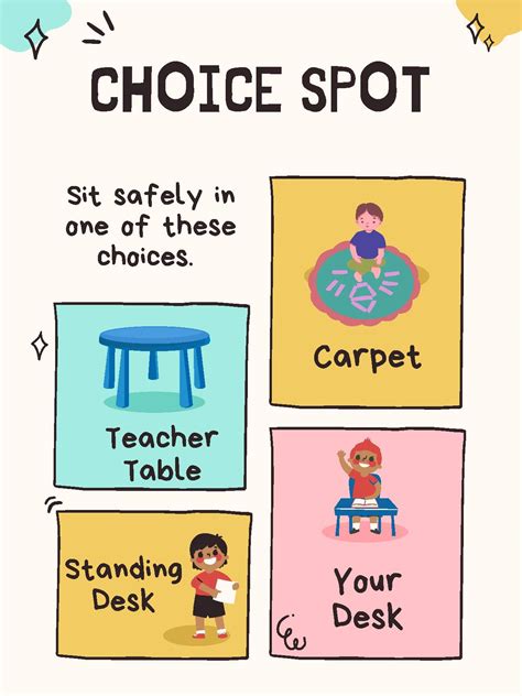Classroom Seating Expectations By Amandas Classroom Tpt