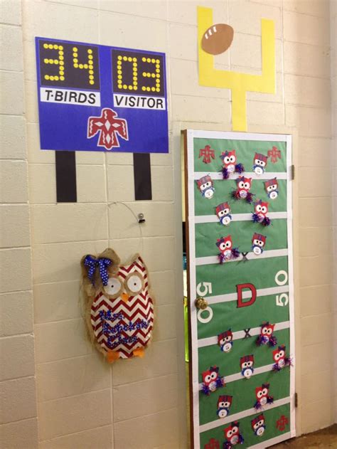 Football Classroom Door Decoration