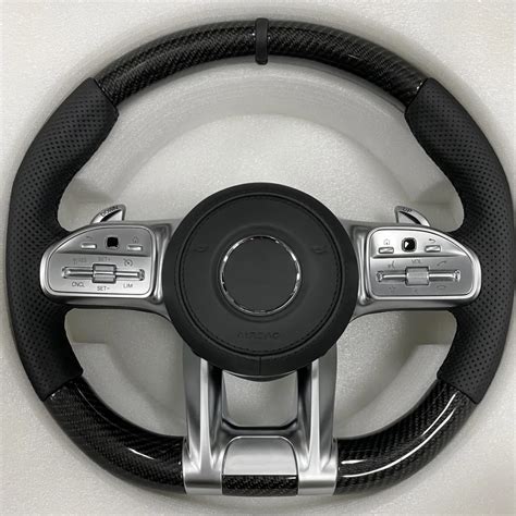 맞춤형 탄소 섬유 스티어링 휠 어셈블리 메르세데스 벤츠 Amg A 클래스 B 클래스 C 클래스 E 클래스 S 클래스 05 22 풀 시리즈 Aliexpress