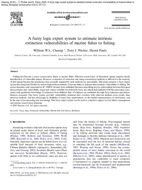 Pdf A Fuzzy Logic Expert System To Estimate Intrinsic Extinction