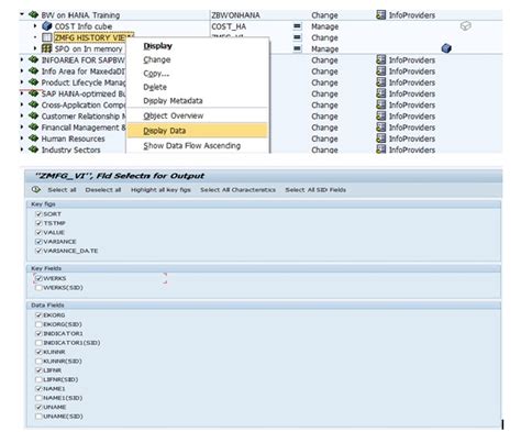 Creating An Open Ods View Field Based Modeling Sap Community