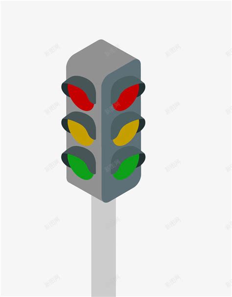 卡通版的路口红绿灯png图片免费下载 素材eijxpiji 88icon