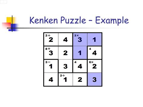 Kenken Puzzle Example With Explanation At Rory Birch Blog