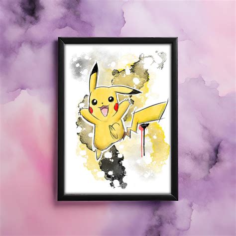 Pikachu Print Galuxeh