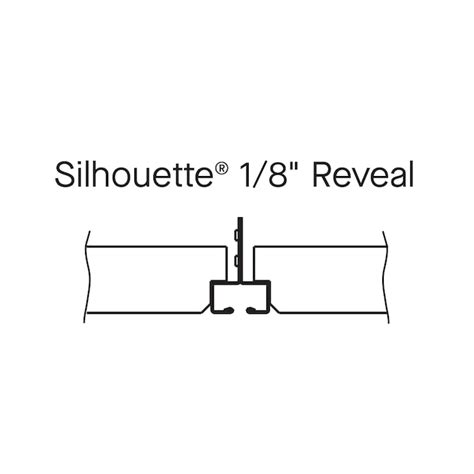 Armstrong Ceilings Silhouette 1 8 In Reveal 20 Pack 144 In Galvanized