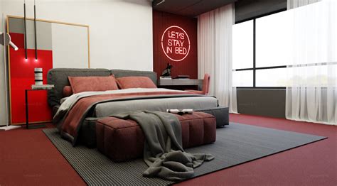 Blender室内场景卧室工程文件blender布的免费下载9 Blender布的