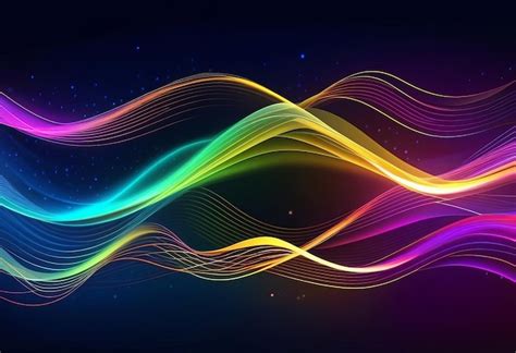 Premium Photo Digital Data Flow Vector Background Big Data Technology