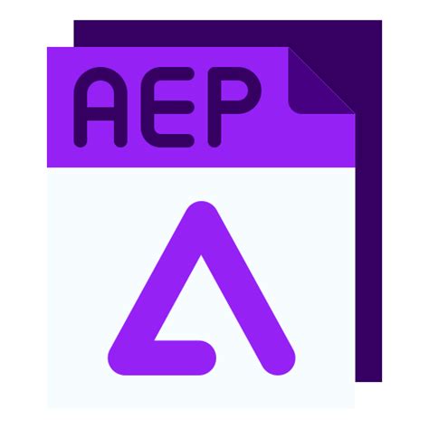 Aep After Effects File Format Extension Document Icon Download On Iconfinder