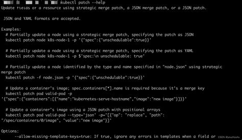 Kubectl 命令详解（十二）：patchkubectl Patch Csdn博客
