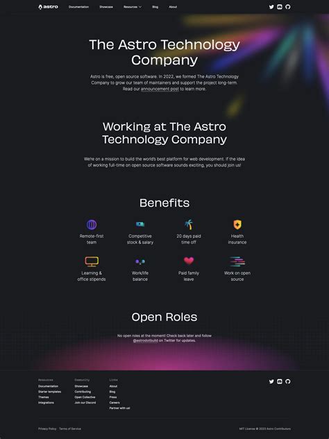 Astro Website Design Lapa Ninja