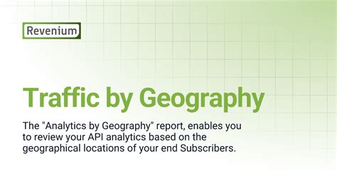 Traffic By Geography Revenium Developer Docs