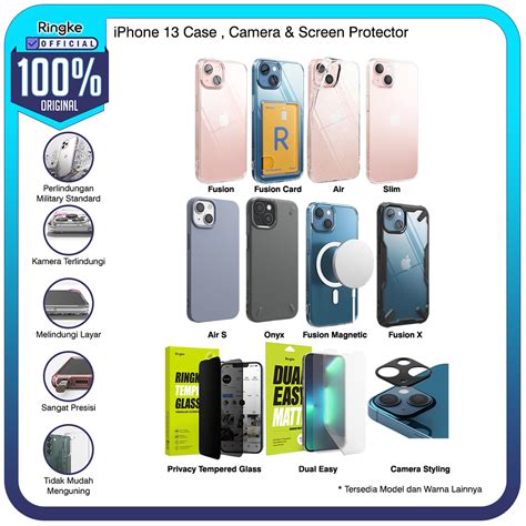 Jual Casing IPhone Softcase Camera Tempered Glass Screen Protector Fusion X Onyx Air Mag Safe