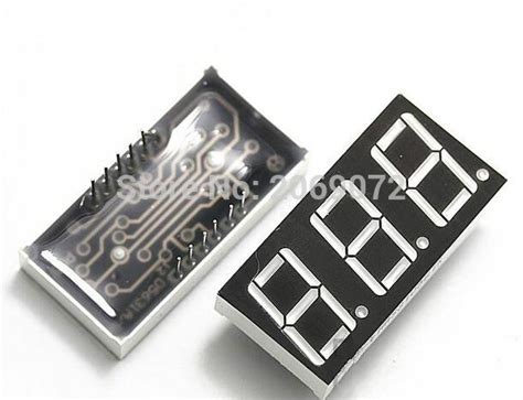 10pcs 056 Inch 3 Digits 7 Segment Segment R Vicedeal