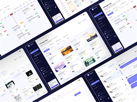 task management dashboard ui design kits behance